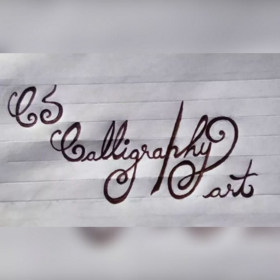 CS-calligraphy-art - YouTube