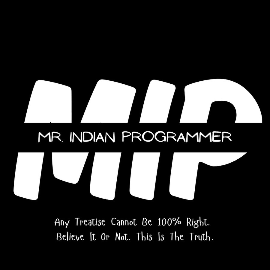Mr. Indian Programmer - YouTube