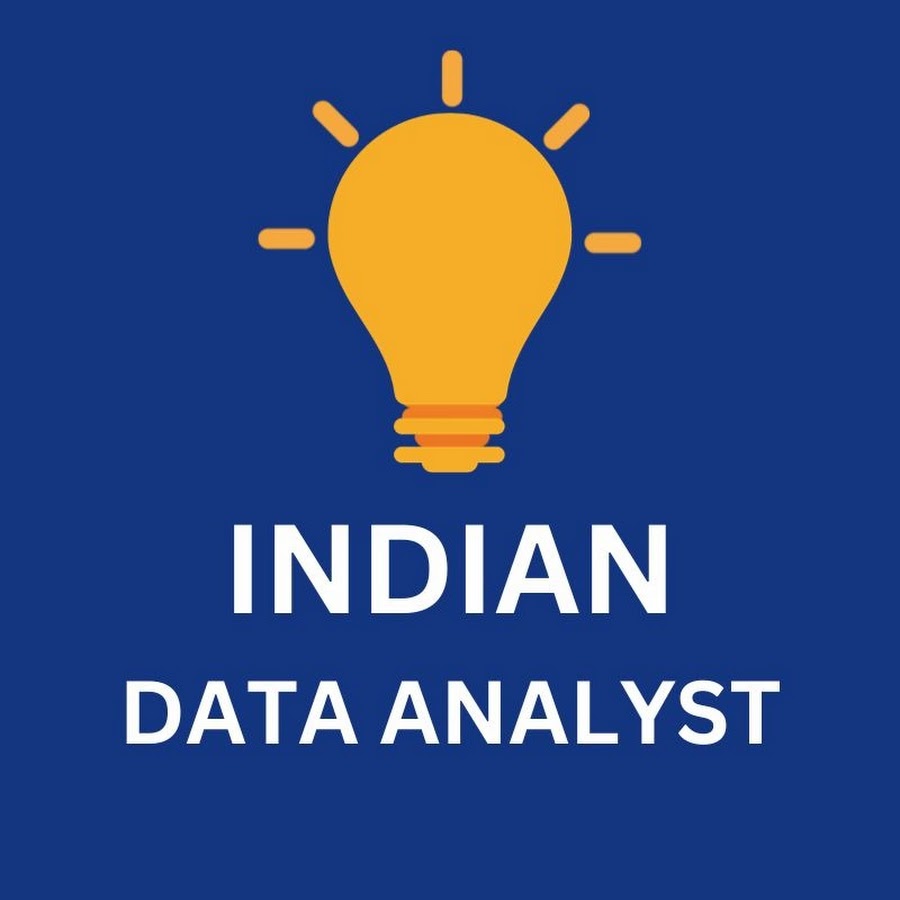 The Indian Data Analyst YouTube