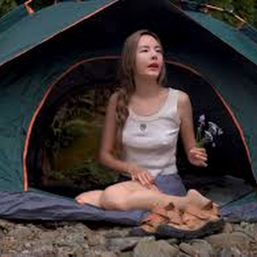 Solo camping - Tetty Solo Relaxing - YouTube