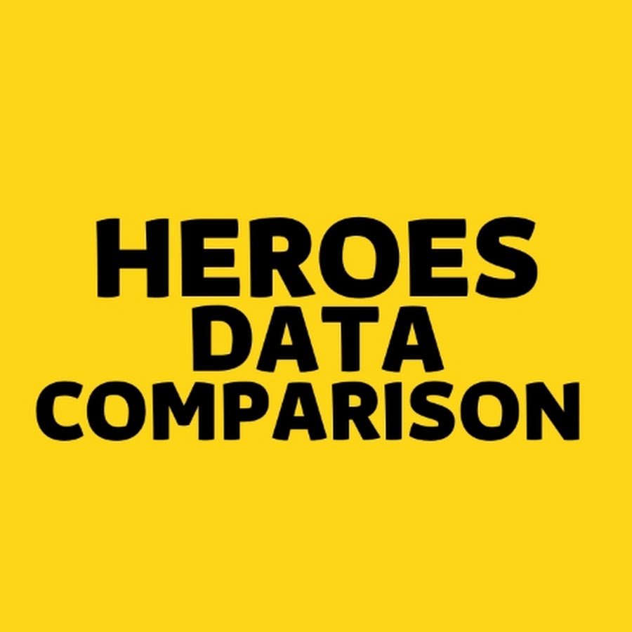 HEROES DATA COMPARISON - YouTube
