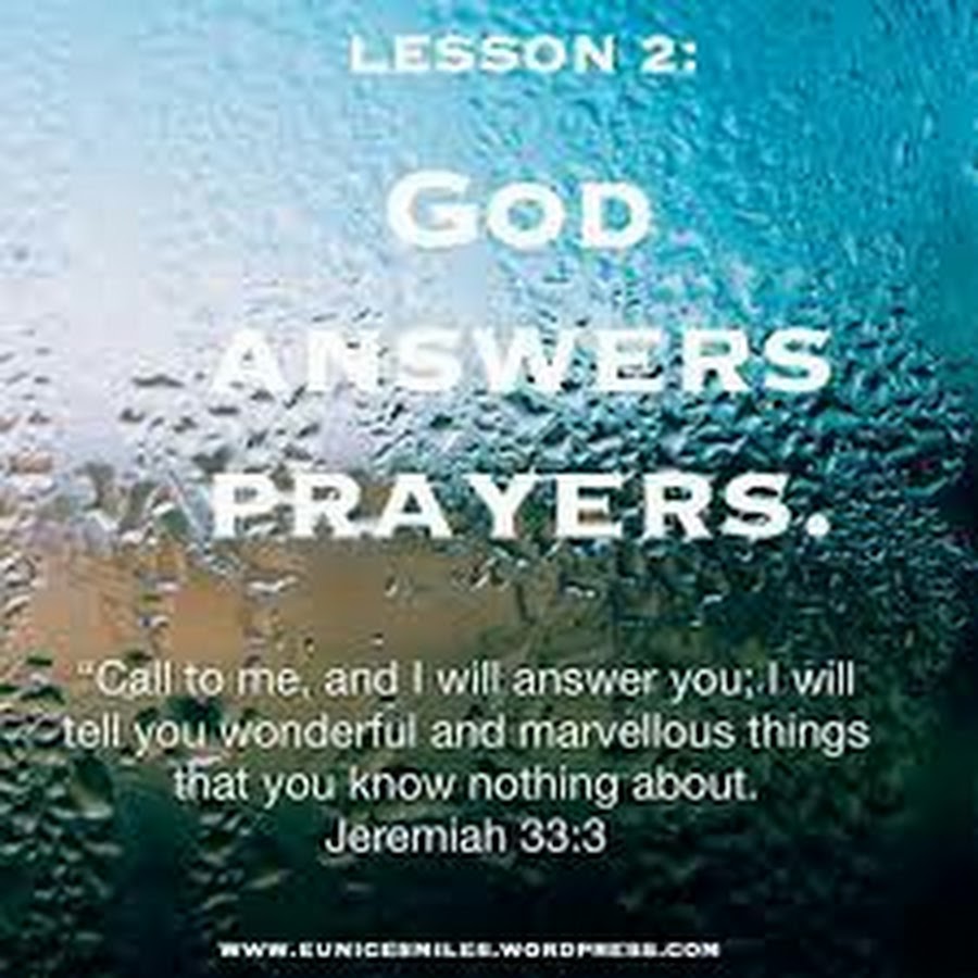 god answer my prayers - YouTube