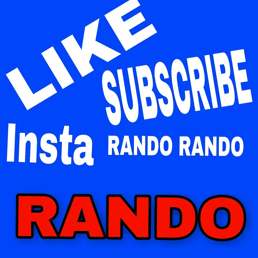 RANDO - YouTube