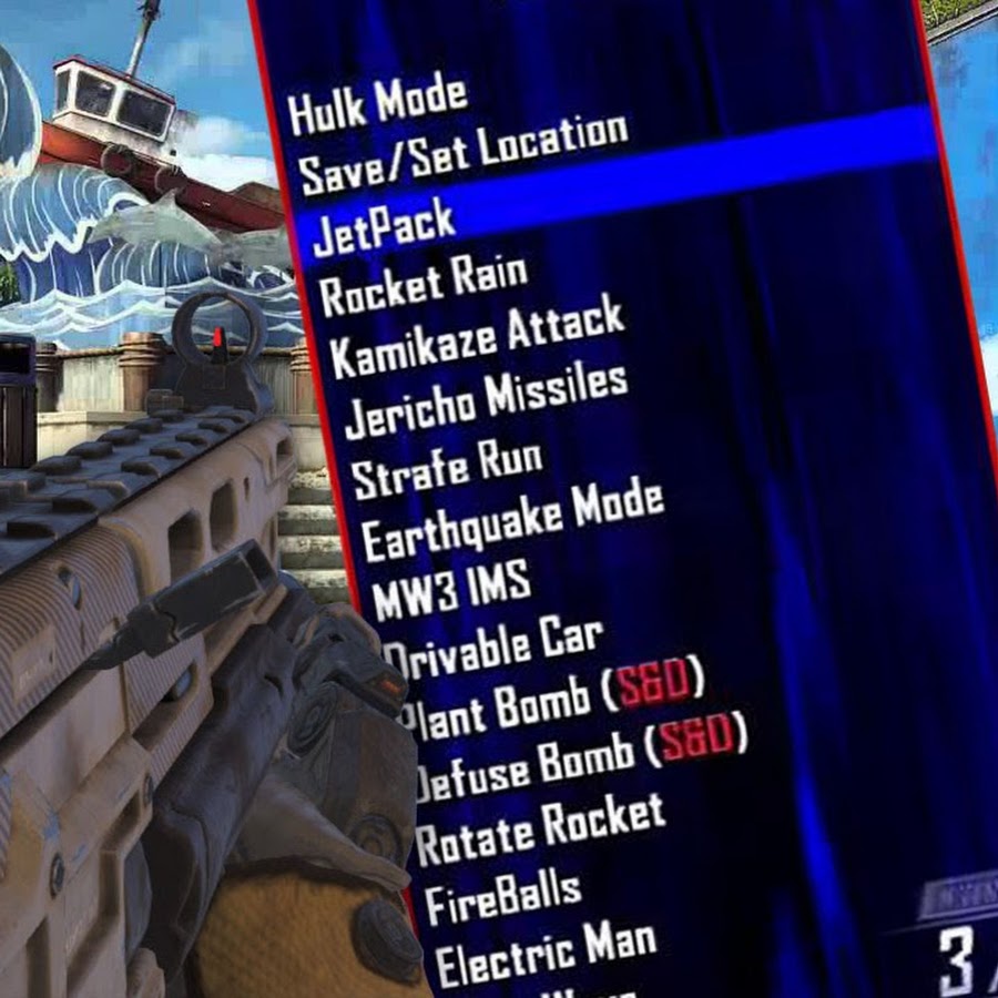 Bo3 Usb Mod menu - YouTube