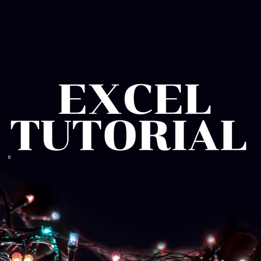 Excel Tutorial Youtube