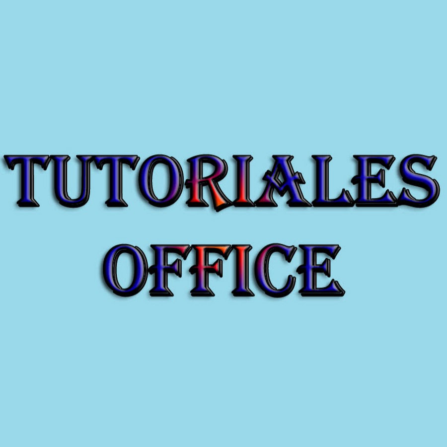 TUTORIALES OFFICE - YouTube
